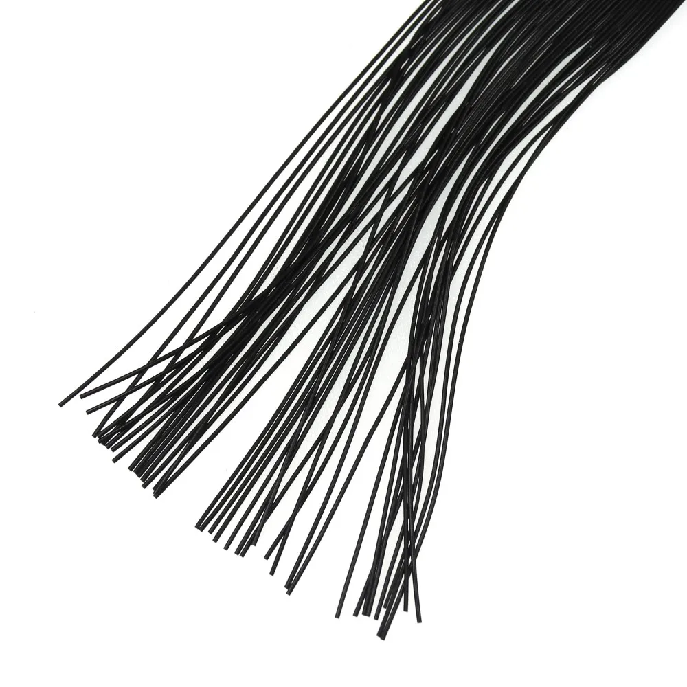 40 Strands of 30CM Micros Silicone Round Rubber String for Trout Fly Legs