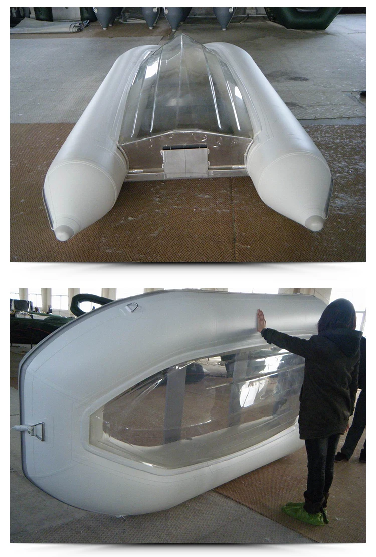 11 Ft Transparent Flat Bottom Inflatable Rib Boat Tf-330 - Buy ...
