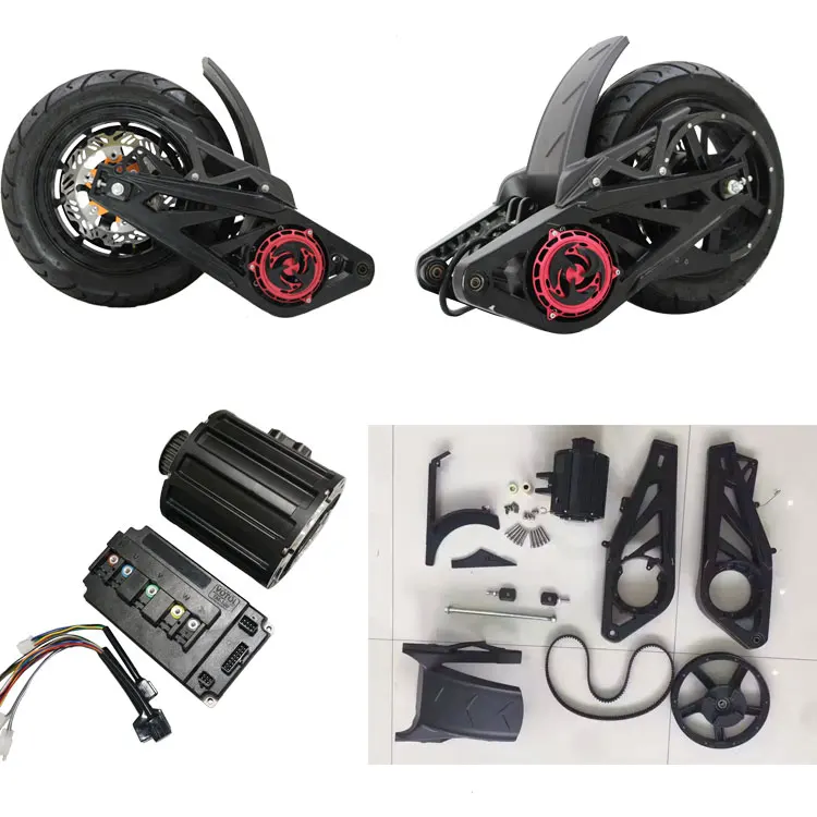 QSMOTOR 3000W Mid Drive Motor Kit - High Efficiency E-Bike Power
