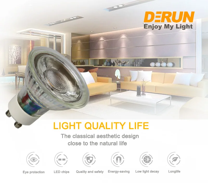 Ce Rohs 3w 5w 7w 110v 220v Small Beam Angle Gu10 Led Spot Light With ...