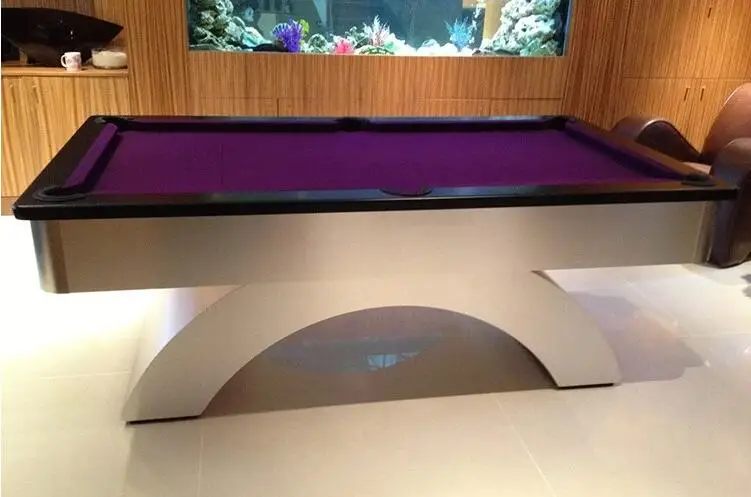 Rainbow Leg 9ft Billiard Table - French Carom Pool Table