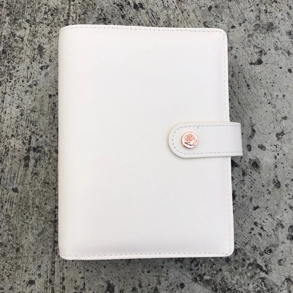 Custom 6 Ring Binder Notebook Leather Organizer Planner - Buy 6 Ring ...