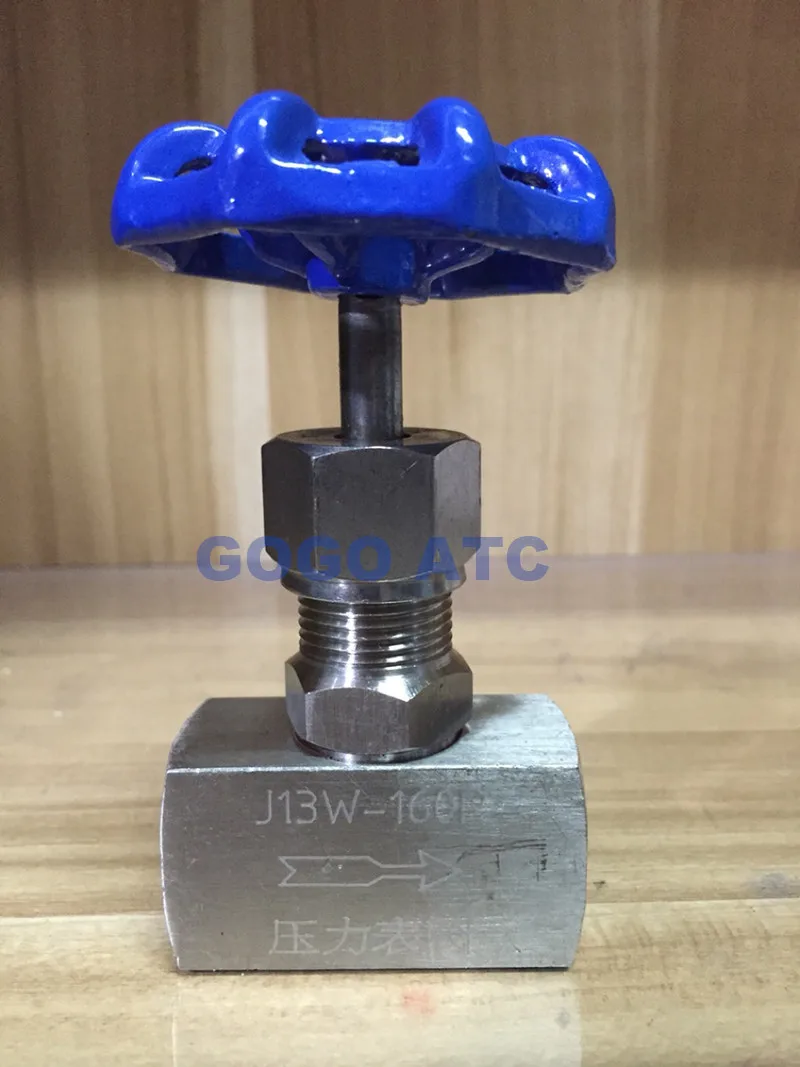 Válvula De Aguja Ajustable J13w-160p Dn6 Dn10 Dn15 Dn20 Dn25,Rosca Hembra De Acero Inoxidable ...