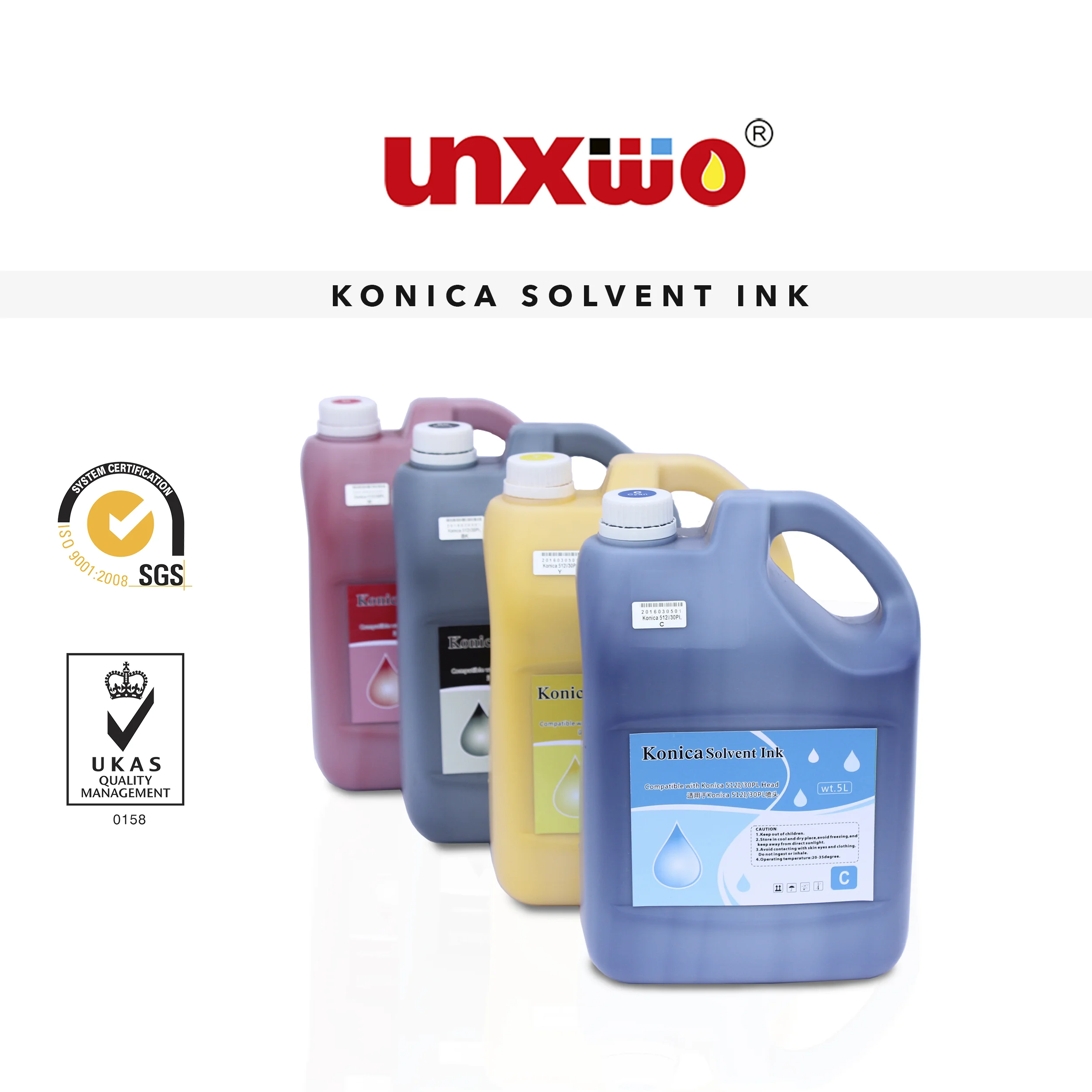 5l/bottle Solvent Based Digital Printer Ink For Konica 512i Printhead ...