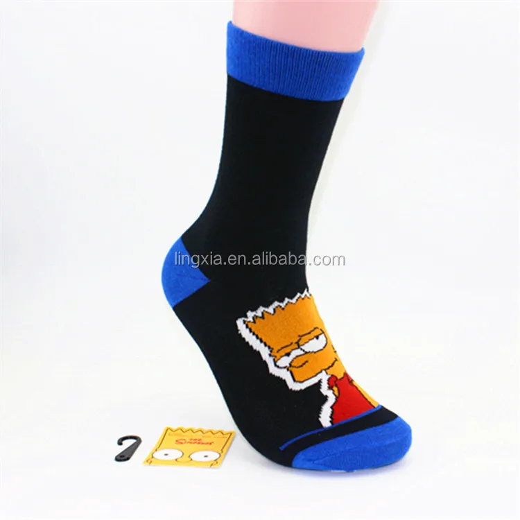 Simpsons Socks For Men Or Women Simpson Meias Men's Cartoon Themed ...