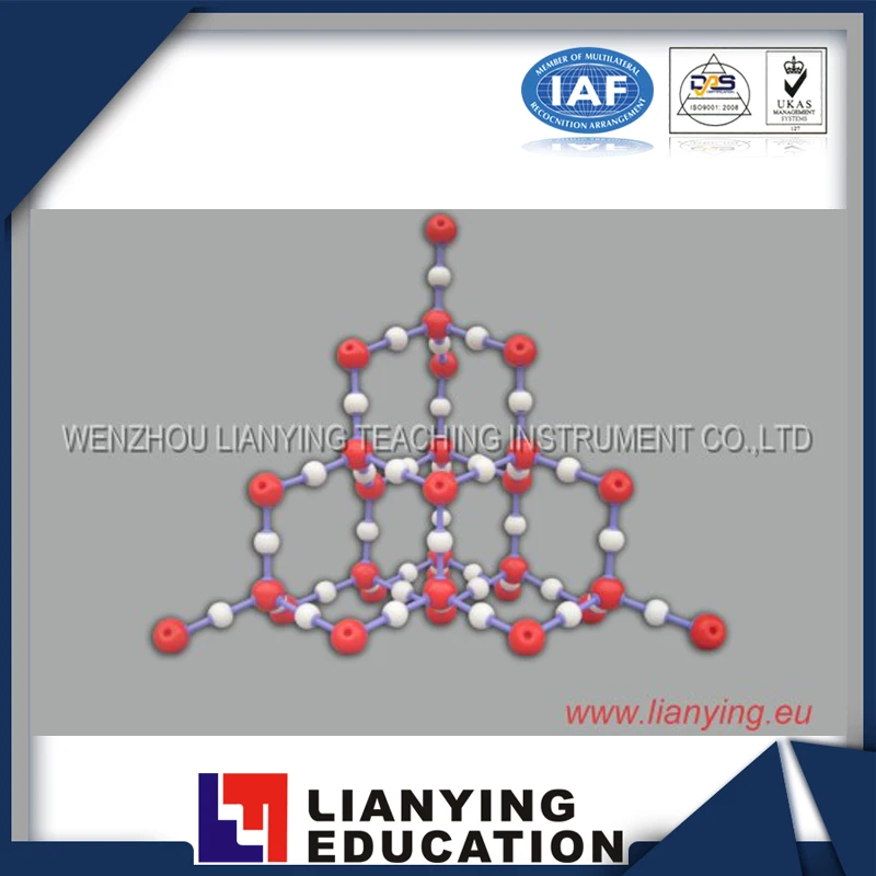 Silica Crystal Structure Model - Buy Silicon Dioxide Model,Chemical ...