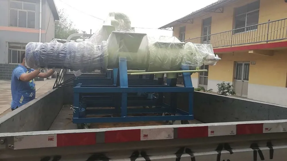 High Capacity Solid Liquid Separator Cow Dung Cleaning Machine - Buy ...