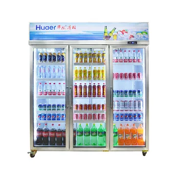 Convenience Store Beverage Glass Door Cooler Sub Zero Refrigerator ...
