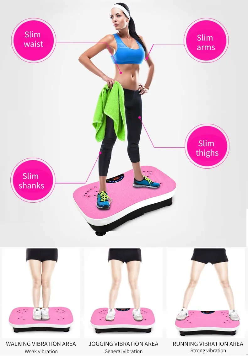 Oscillating Body Slim Whole Body Shaker Vibration Plate Exercise ...