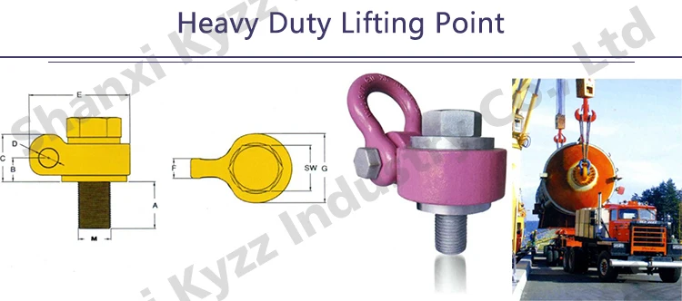 Swivel Shackle Eye Bolts Hoist Lifting Ring Stainless Steel Lifting ...