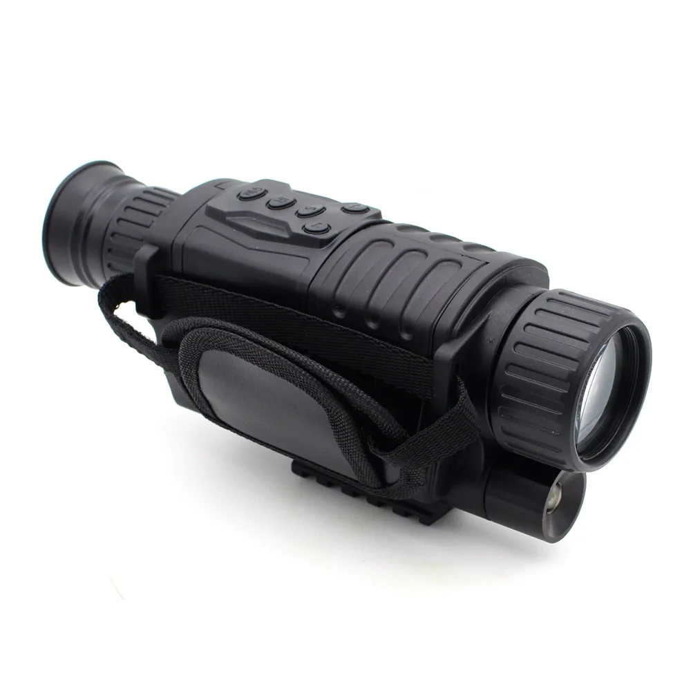 100m Military Night Vision Scope Multi-function Compact Monocular ...