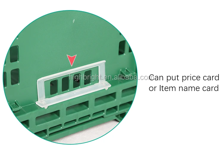 Supermarket Foldable Collapsible Stackable Container Mesh