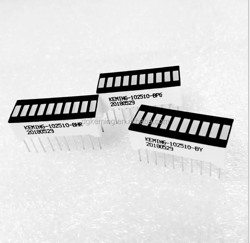 4 Colors 10 Segment Led Light Bar Display Blue Green Yellow Red Led Bar ...