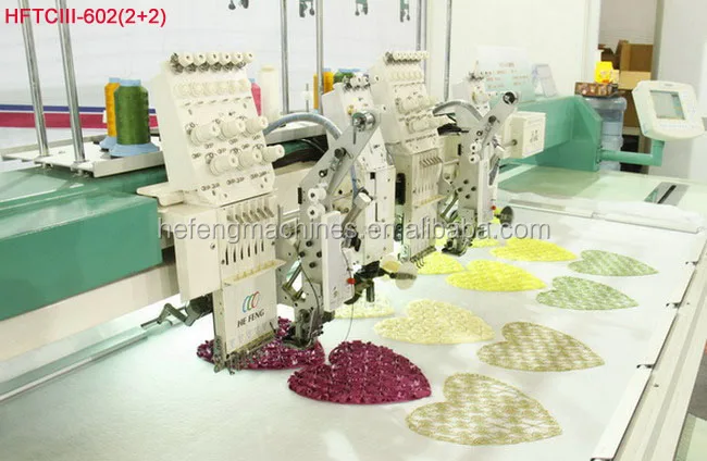 12 Heads 9 Colors Hefeng Coiling Cording Computeriezd Embroidery ...