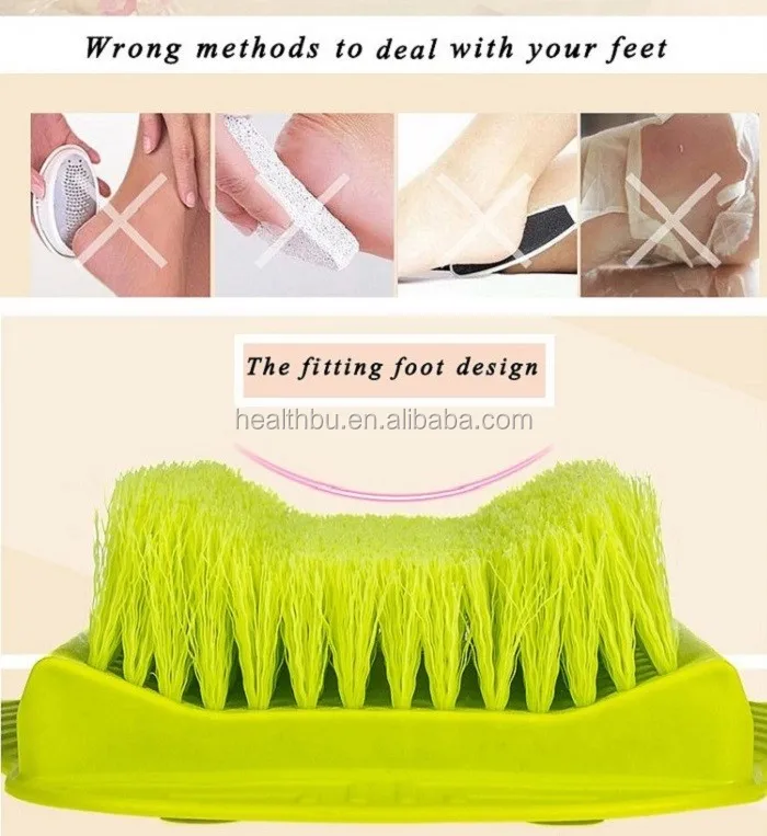 Dead Skin Removing Foot Scrubber For Shower Floor - Improves Foot ...