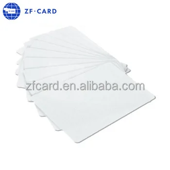 Plain Blank White Plastic Pvc Id Card For Evolis Printer - Buy Pvc Id ...