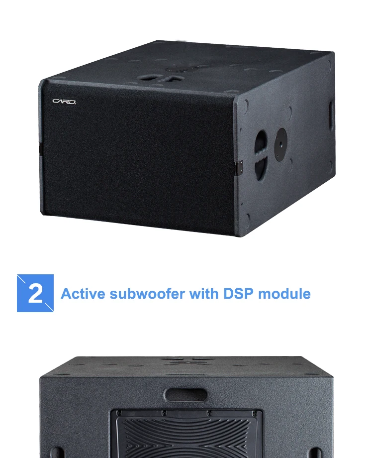 Outdoor Performance Active Line Array For Concert,Double 15 Inch Line Array Sub Bass With Dsp ...