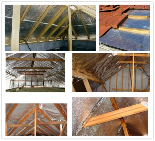 Attic Insulation Ceiling Joists Heat Loss Savings Energy,Aluminium ...
