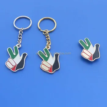 Victory Hand Keychain And Badge For Uae National Day,Uae Flag Logo ...