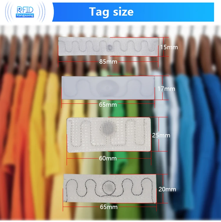 Heat Sealing High Temperature Tape Woven Fabric Uhf Rfid Laundry Tag ...