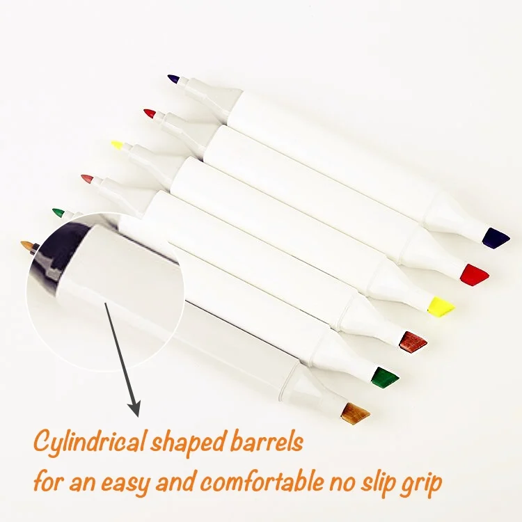 60 Alcohol Based Double Ended Alcohol Graphic Marker Pens