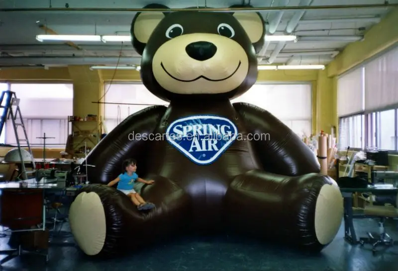 Cutely Lifelike 12ft Tall Large Inflatable Stand Brown Bear For Toys ...