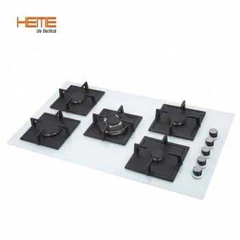 Elegance Kitchen Appliances Corner 5 Burner Gas Hob With 36 Inch Glass ...
