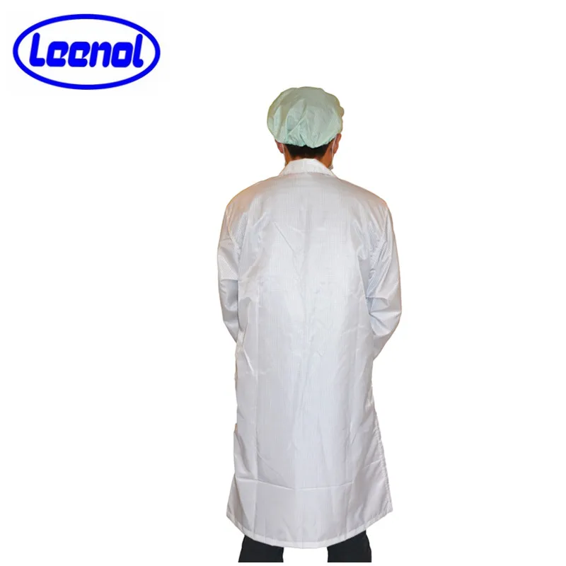 LN1560101 Laboratory Coat - ESD Cleanroom Garment Antistatic Gown