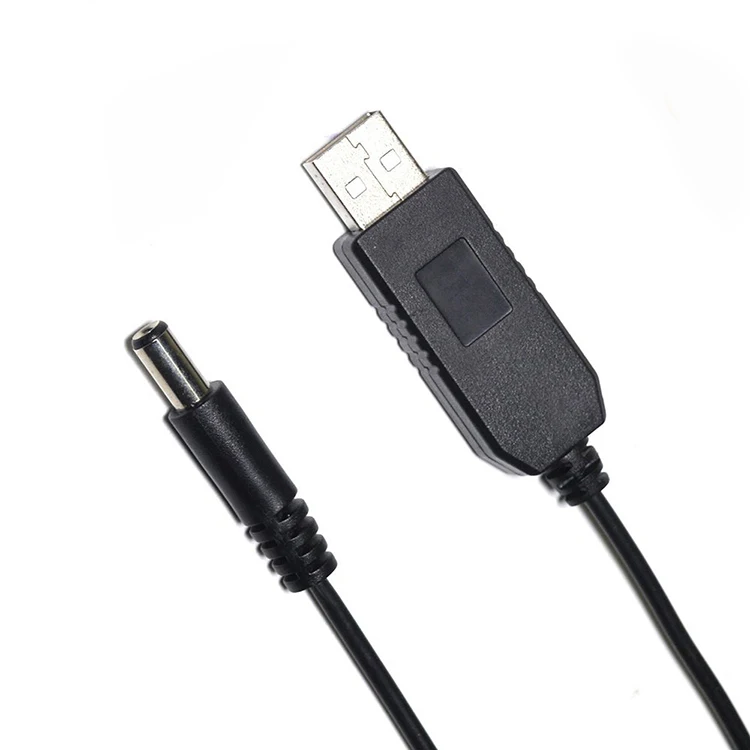5.5mm X 2.1mm USB DC 5V to DC 9V 12V Step up Converte Power Cable ...