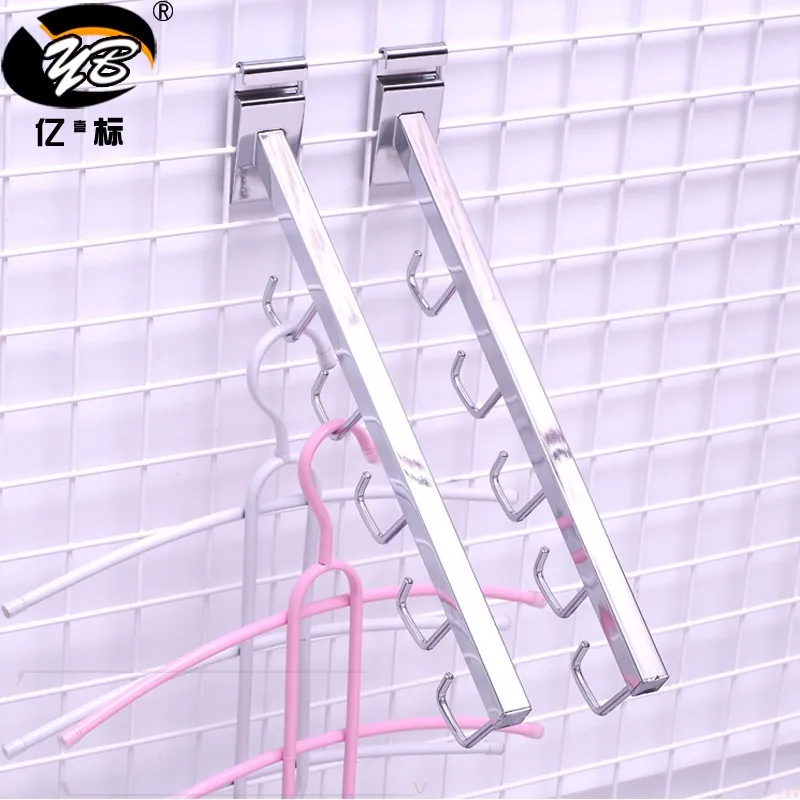 Square Pipe Wire Mesh Hooks - Versatile Display Solutions