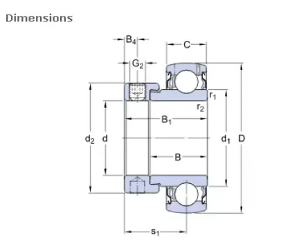 E2.yet 207 Pillow Block Ball Bearing E2.yet207 35*72*38.9mm - Buy E2 ...