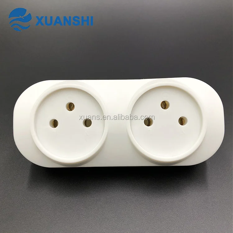 Israel Power Outlet T2 Double Ac Adaptor Socket - XUANSHI