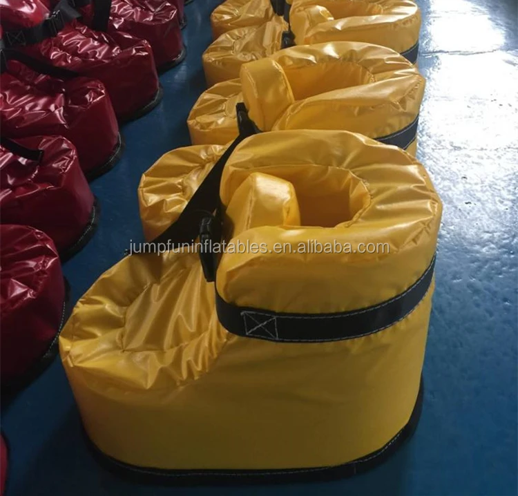 Outdoor Team Building Inflatable Speed Shoes 2019 New Human Giant ...