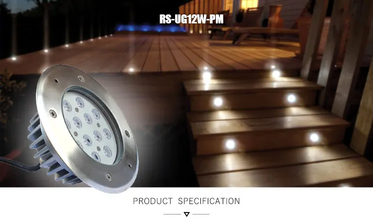 Rgb Recessed 12w Led Inground Driveway Light Ip67 304ss - Buy Recessed ...