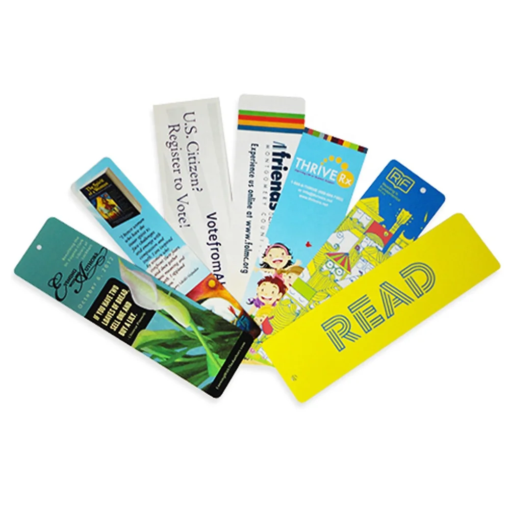 Custom Full Colors Printing Paper Bookmark - Bladwijzer Printen