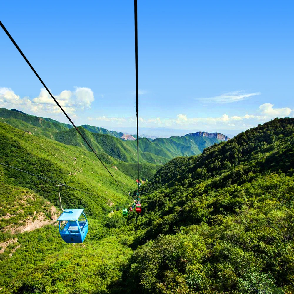 Ropeway Cableway Cable Car Mono-cable Continuously Circulating Fixed ...
