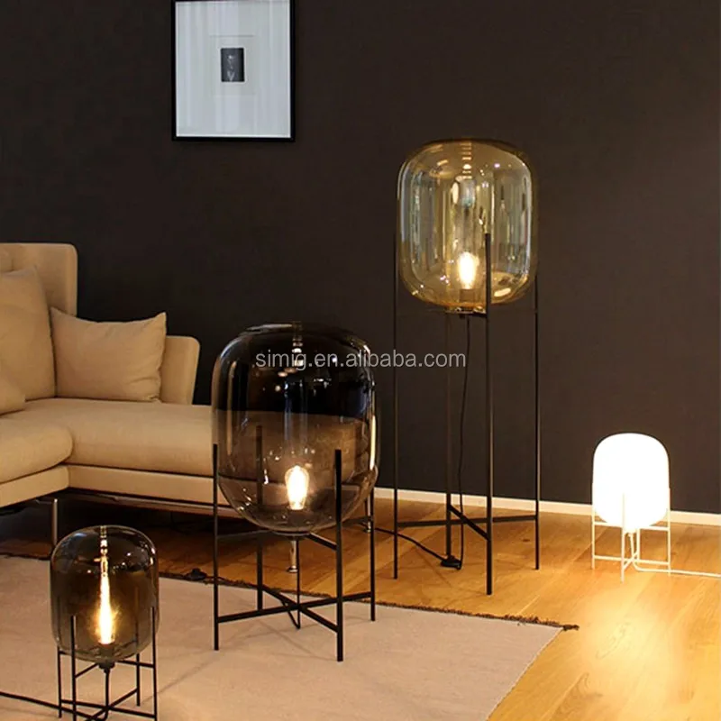 2018 Modern Glass Lamp Study Table Lamp Hotel Villa Floor Lamp - Buy ...