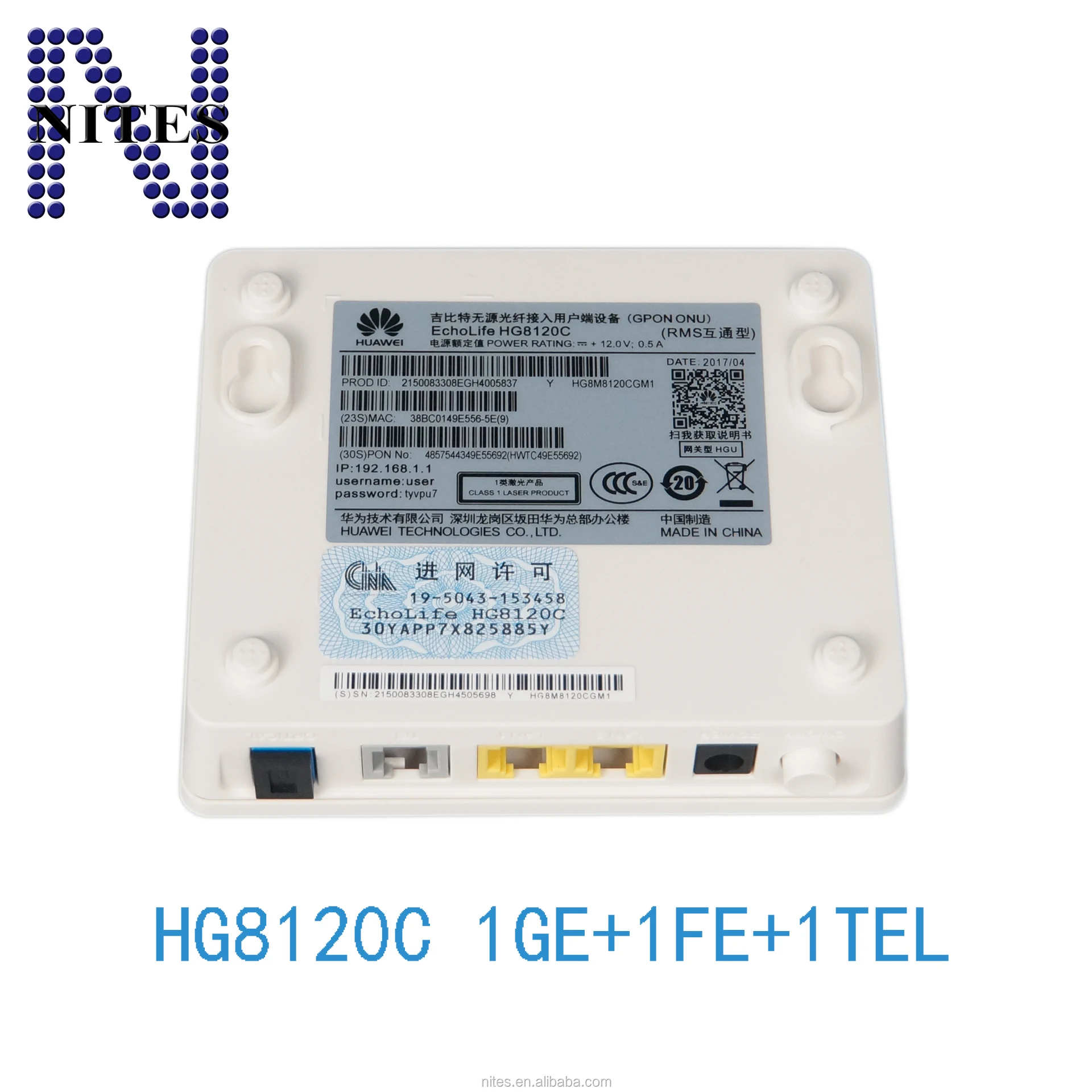 Hg8120c Gpon Epon Onu Ont Ftth Hgu Router Model 1ge+1fe +1tel - Buy Hw,Hg8120c,1ge+1fe +1tel ...