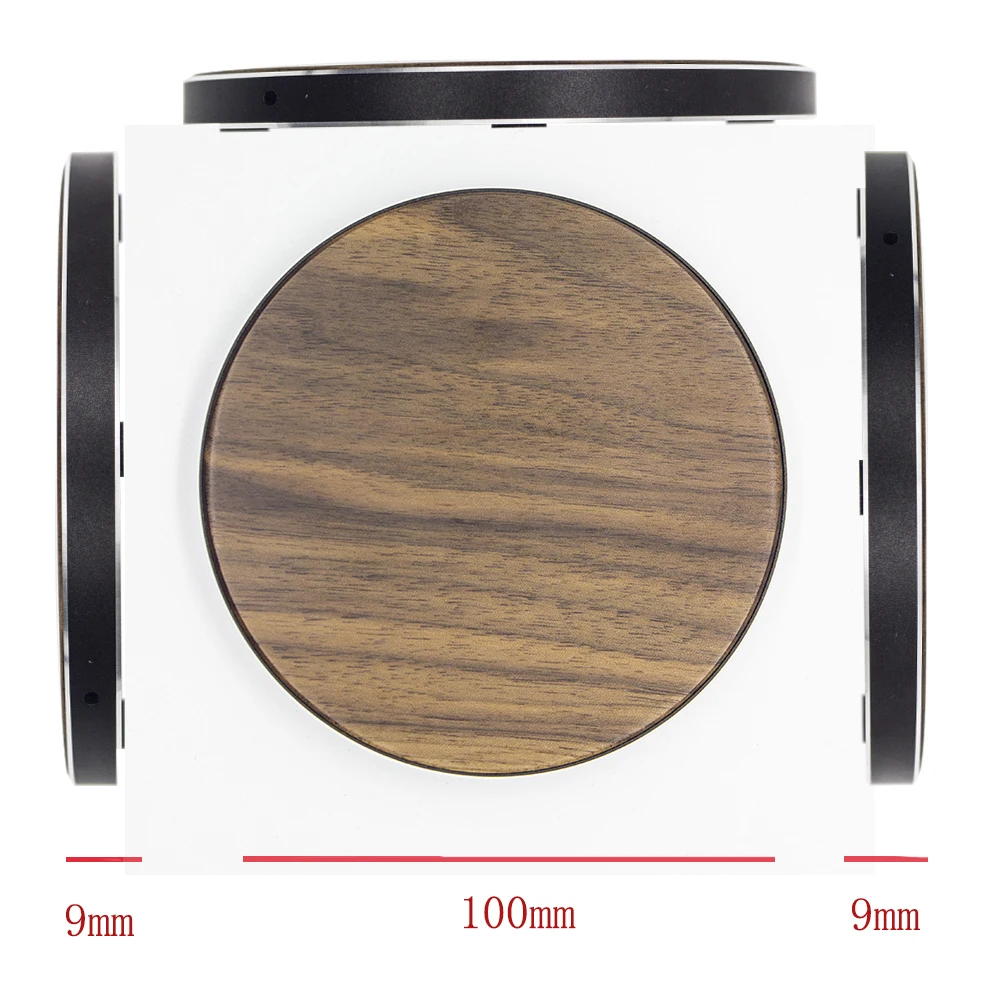 Oem Logo Round Wood Bamboo Fast Wooden Wireless Charger - Buy Real Wood ...