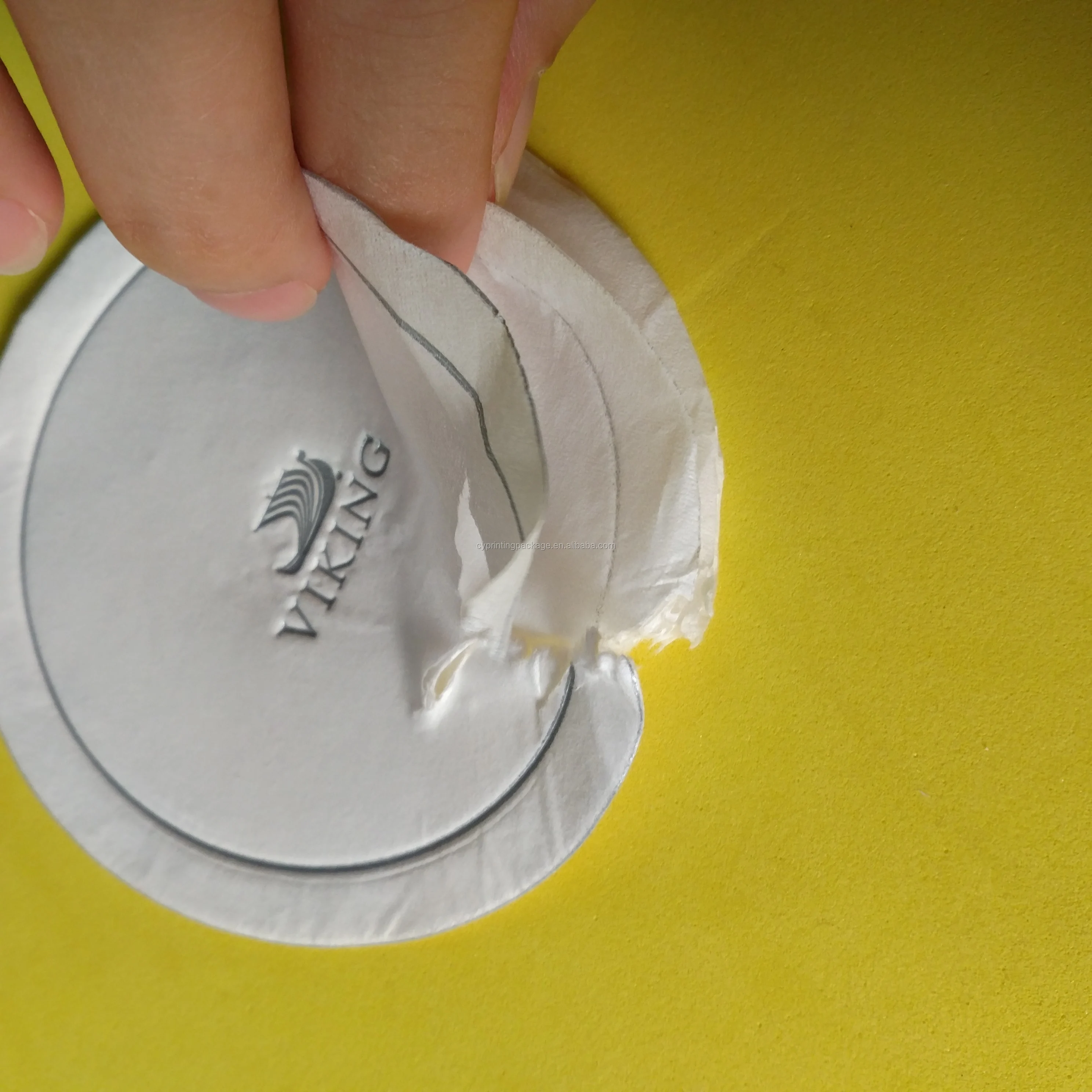 Paper Cup Coaster Hot Foil Promotional Disposable Tissue Paper Coaster ...