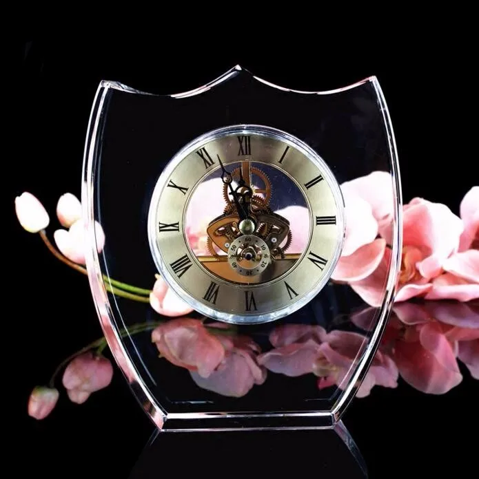 Wholesale Luxury Personalized Crystal Clock Clock Mechanism For Wedding ...