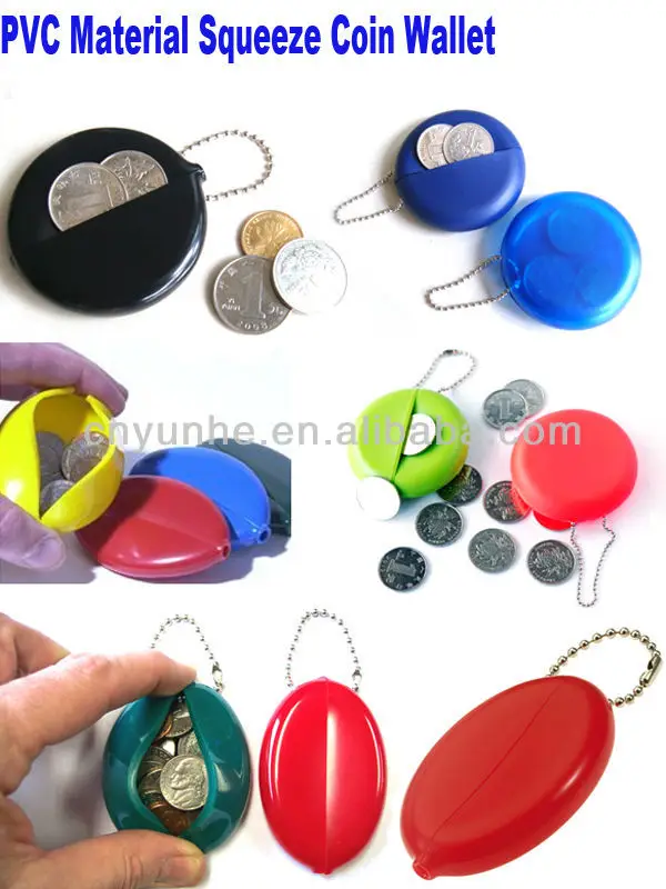 Small Coin Purse Plastic Squeeze Coin Holder Round Coin Wallet| Alibaba.com