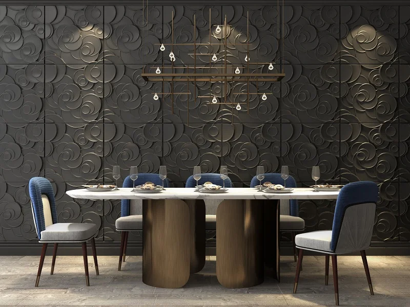 Latest Design 3D Melamine Tile Wall Panel - Durable & Stylish