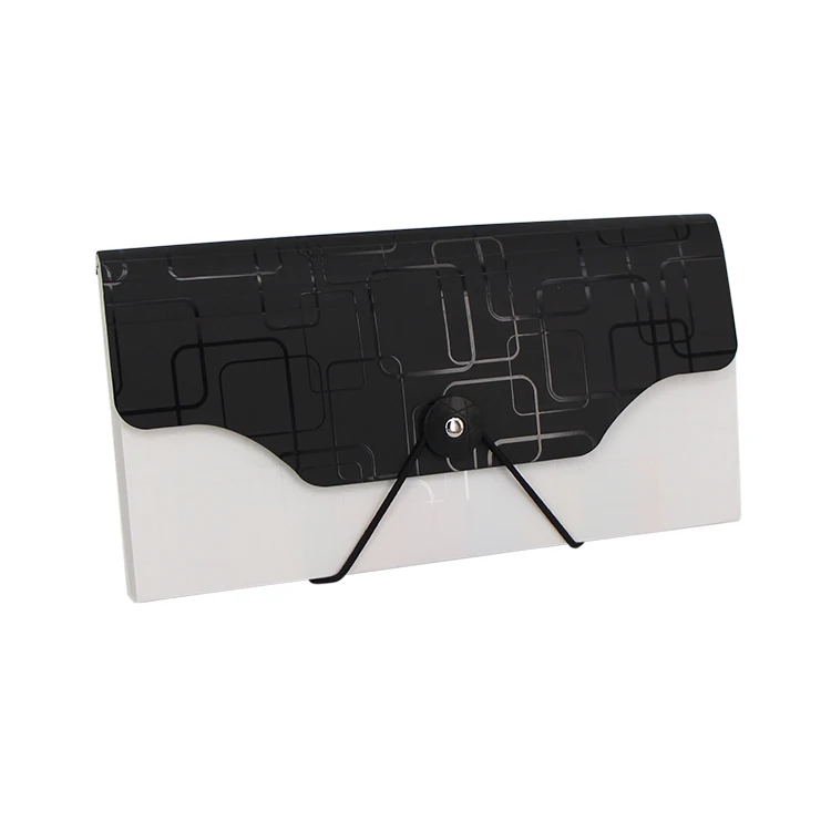 A5 Mini Document Folder Plastic Inner 13 Pocket Custom Cheque Expanding ...