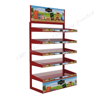 Custom Biscuits Display Shelf,Food Stand,Potato Chips Display Rack ...