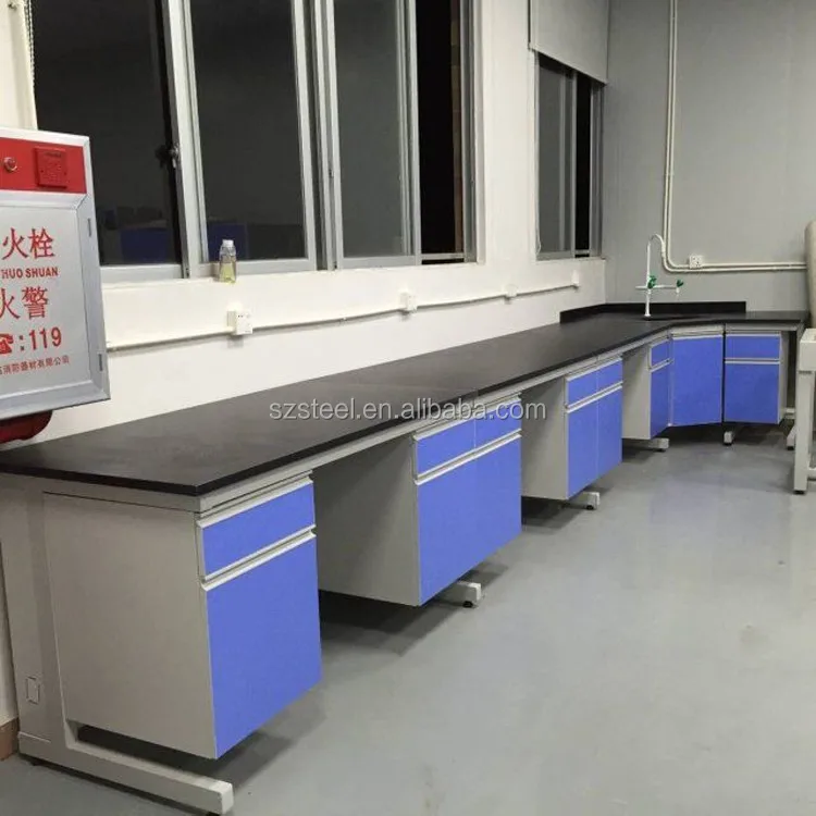 Lab Furniture Metal Lab Working Benches Island Lab Bench Table - Buy ...