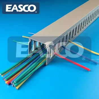 Easco Wiring Trough Pvc Extruded Open Slot Grey Manufacturer Approved ...