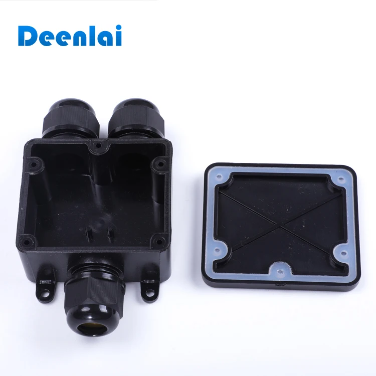 3 Way IP68 Outdoor Electronic Plastic Waterproof Junction Box