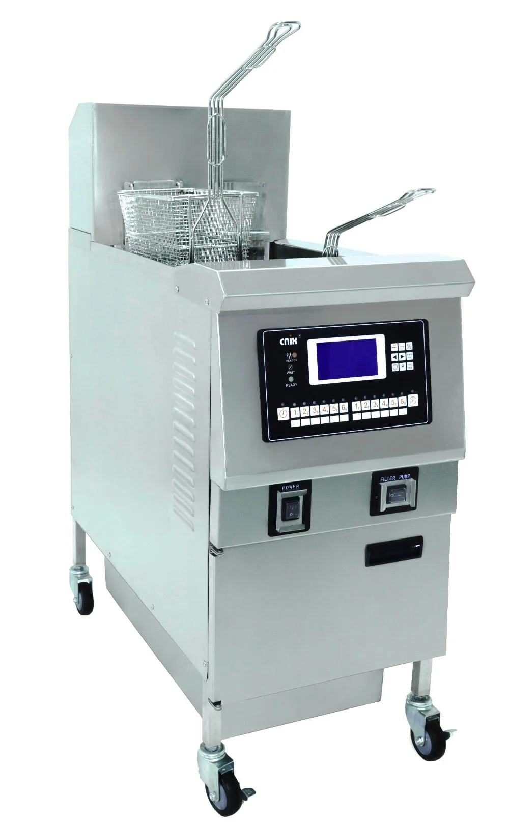 Hot Sale Deep Fryer Automatic Basket Lift / Broast Chicken Machine ...