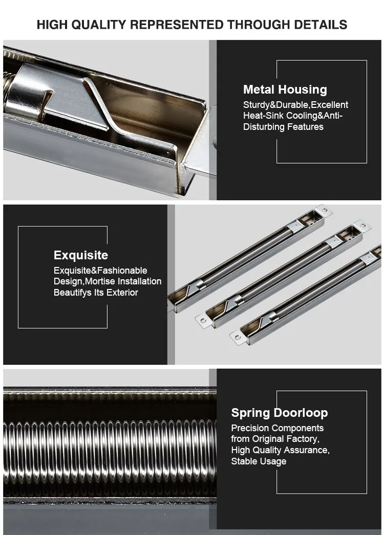 304 Stainless Steel Door Loop for Mortise Mounting DLK-402